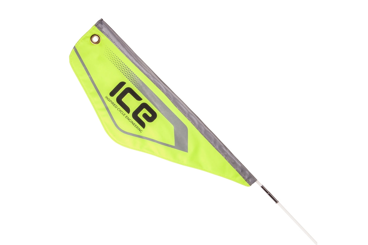 ICE recumbent flag in high-viz yellow - ICLETTA Recumbent Parts